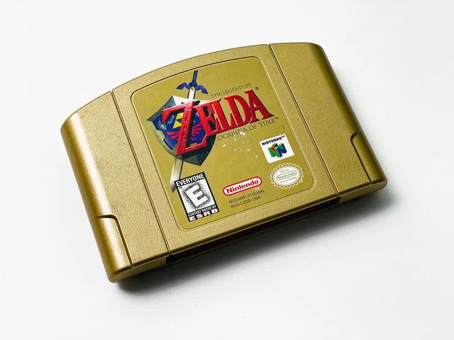 ZELDA: OCARINA OF Time (Gold Collector's Edition) (N64 1998) [PANIER ...