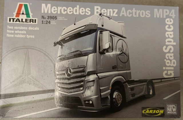 ITALERI 3905 MERCEDES Benz Actros MP4 + 3904 Reefer Trailer 1:24 NEU ...