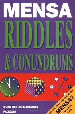 MENSA RIDDLES AND Conundrums (Mensa adult titles), Allen, Robert, Used ...