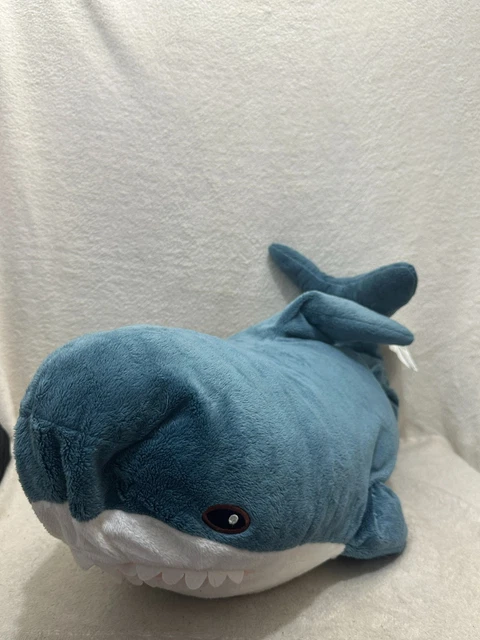 IKEA BLAHAJ LARGE blue shark soft toy plush teddy plush toy 100cm £18. ...