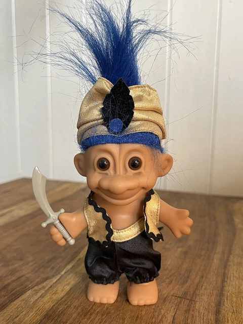 TROLL FIGURE SULTAN Ali Baba Aladdin Rare Collectible Vintage 80s 90s £ ...