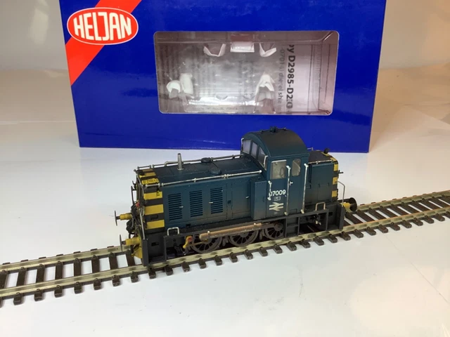 HELJAN 2915 BR Blue Class 07 Diesel Loco 07009 Factory Weathered £124. ...