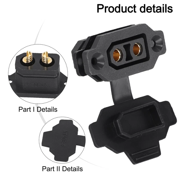 ROBUST XT90E LITHIUM Battery Connector for Secure Electric Vehicle Use ...