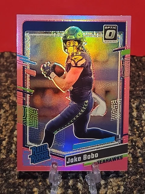 CARTA ROOKIE 2023 Panini Donruss Optic Jake Bobo #288 rosa prizm ...