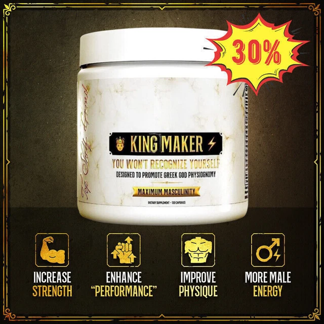 KING MAKER 120 Caps 13-in-1 Anabolic Diet Supplement forMen-Maximum ...