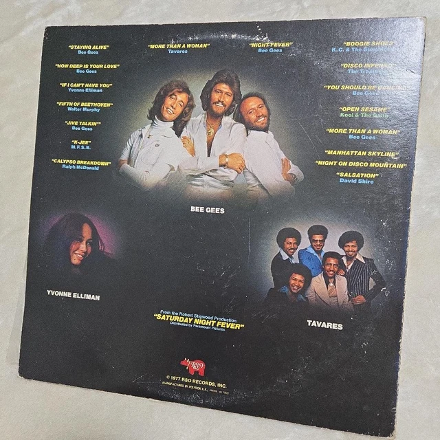 SATURDAY NIGHT FEVER OST 2LP Vinyl Soundtrack 1977, Yvonne Elliman, Tavares £69.99 - PicClick UK