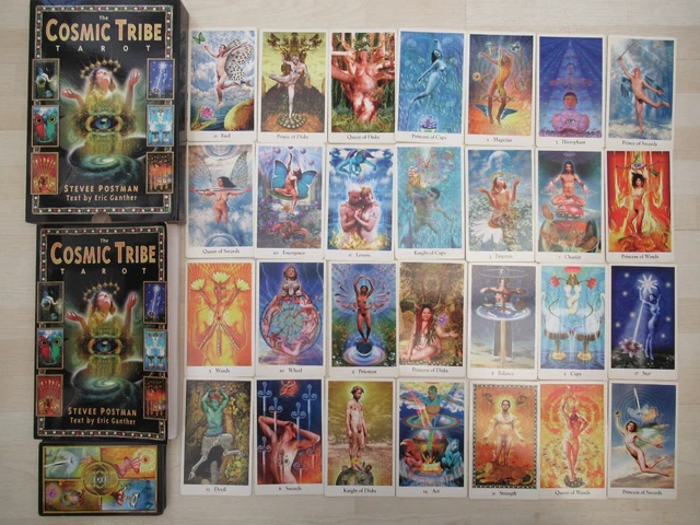 THE COSMIC TRIBE TAROT, 80 Oracle Cards & 208 page Book by Stevee ...