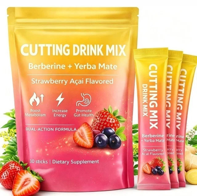 CUTTING DRINK MIX – Berberine, Chromium, 5-HTP, Yerba Mate & Magnesium ...