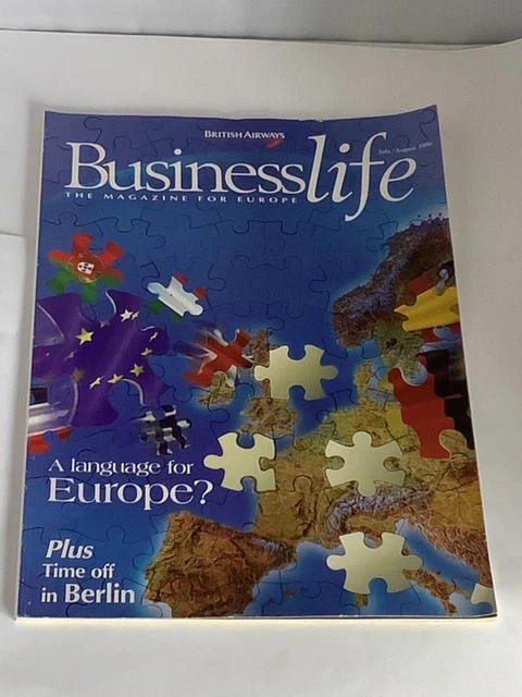 BRITISH AIRWAYS BUSINESS Life inflight magazine July August 1996 Berlin ...
