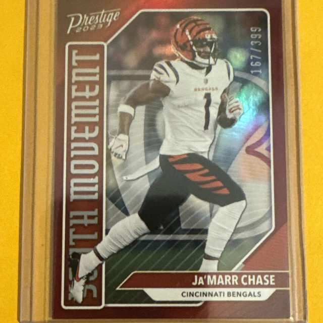 2023 PANINI PRESTIGE Football Jeunesse Mouvement Jamarr Chase (Bengals ...