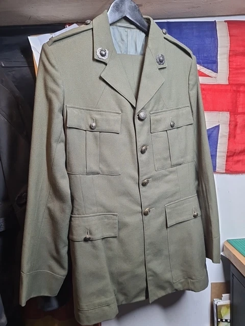 BRITISH ROYAL MARINES Vintage Green Uniform Tunic & Trousers £25.00 ...