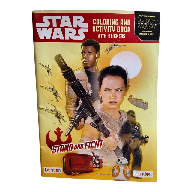 STAR WARS 2015 Coloring And Activity Book With Stickers Stand And Fight ...