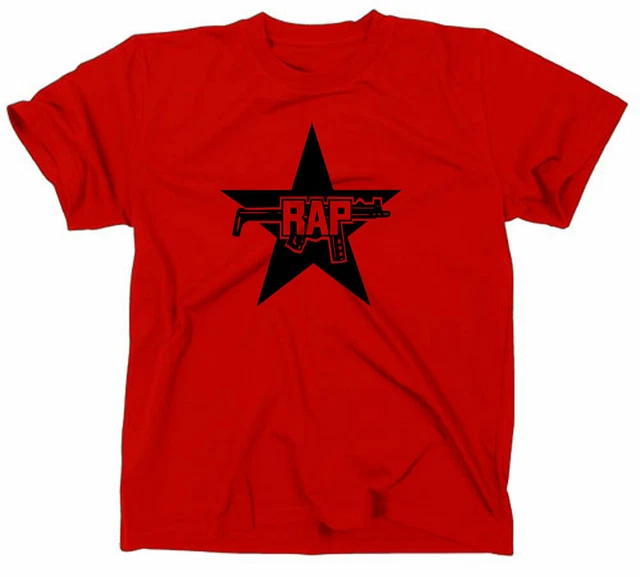 RAP T-SHIRT HIP Hop Raf Red Army Faction Funshirt Fun Logo Hiphop Musik ...