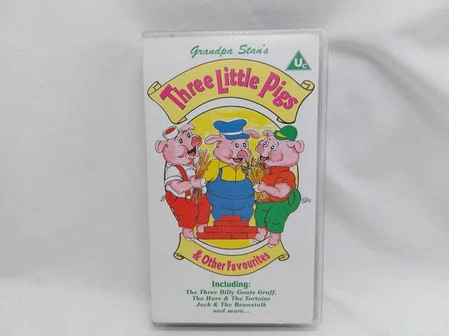 GRANDPA STAN'S THREE Little Pigs - Vidéo VHS EUR 23,40 - PicClick FR