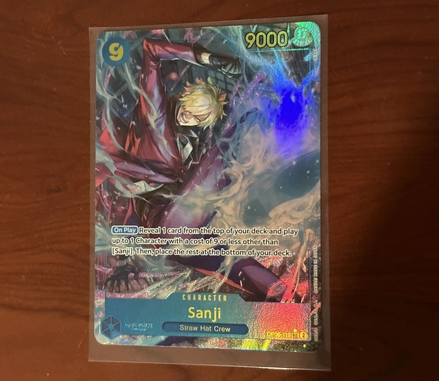 ONE PIECE TCG - Sanji OP06-119 Alt Art SEC - Wings of the Captain - English $59.00 - PicClick AU
