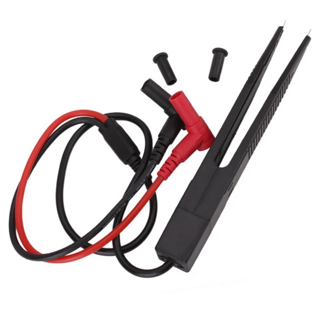 TEST CLIP FOR Electronic Components SMD Anti Probe Multimeter Tweezer £ ...