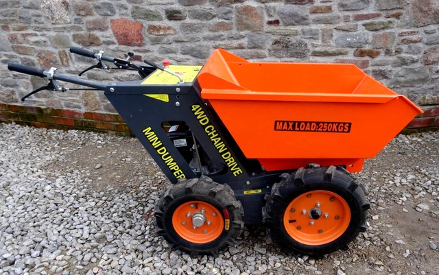 MICRO DUMPER, PETROL engine, chain drive, suit TRACKED BARROW, MINI ...