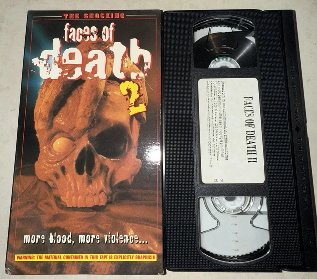 THE SHOCKING FACES Of Death 2 VHS Shockumentary 1995 Sterling ...