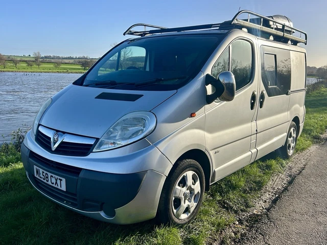 58 VAUXHALL VIVARO 2.0 CDTI SPORTIVE SWB”SIDE WINDOWs”PARTIAL CAMPER ...