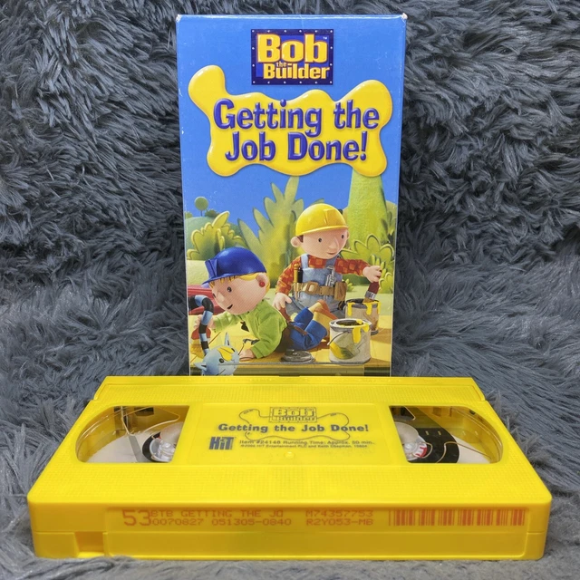 BOB THE BUILDER Getting The Job Done VHS 2005 Video Tape 5 Episodes ...