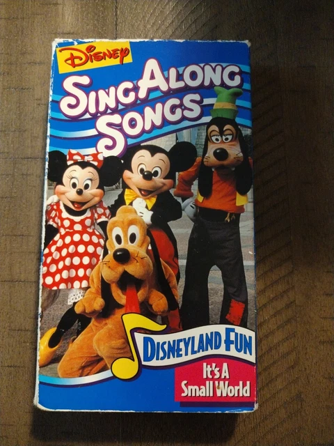 DISNEYS SING ALONG Songs - Disneyland Fun: Its a Small World (VHS, 1993 ... DISNEYS SING ALONG Songs - Disneyland Fun: Its a Small World (VHS, 1993 ...