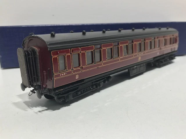 LAWRENCE SCALE MODELS Kit Built 4MM OO Finescale Brake Coach 7600 LMS ...