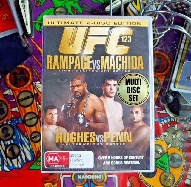 UFC 123: RAMPAGE Vs Machida - 2011 Multi Disk DVD Set - New & Sealed ...