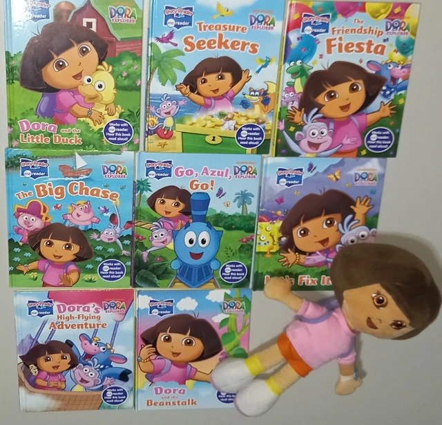 DORA THE EXPLORER PLUSH with 8 x ME Reader books Series VGC FREE ...
