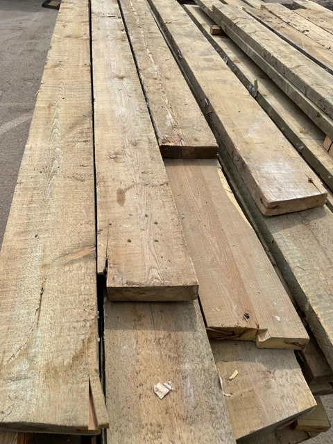 RECLAIMED TIMBER/ 8&X2& Timber Reclaimed joists/ "as is" 3.6m length ...