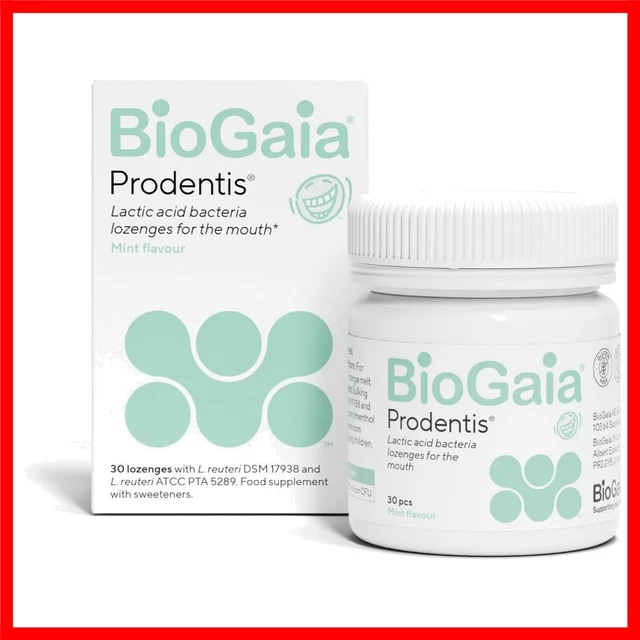 PRODENTIS ORAL PROBIOTIC Lozenges - Mint Flavor, 30 Count Enhances ...