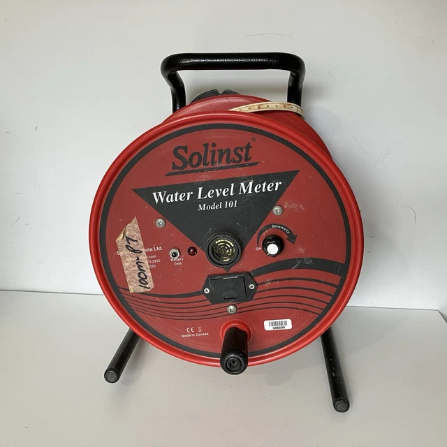 SOLINST MODEL 101 Water Level Meter Groundwater Monitoring Instrument £ ...