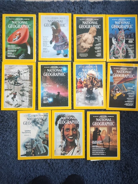 VINTAGE NATIONAL GEOGRAPHIC Magazines 1983 11 months December Issue ...