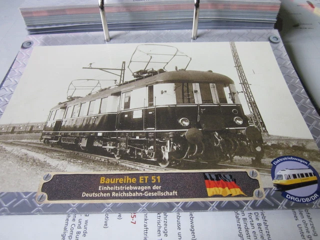 LOKARCHIV TRIEBWAGEN 32 BAureihe ET 51 Einheitstriebwagen der DRG EUR 3 ...