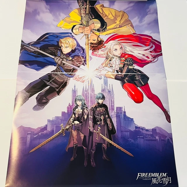 FIRE EMBLEM: THREE Houses Poster Cover Art Version *My Nintendo ...