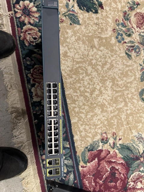 CISCO CATALYST (WSC296024PCS) 24 Port Rack Mountable Ethernet Switch ...