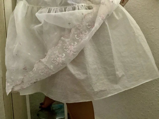 VTG 50S BNS White Nylon Multi Layered Starched Rockabilly Half Slip ...