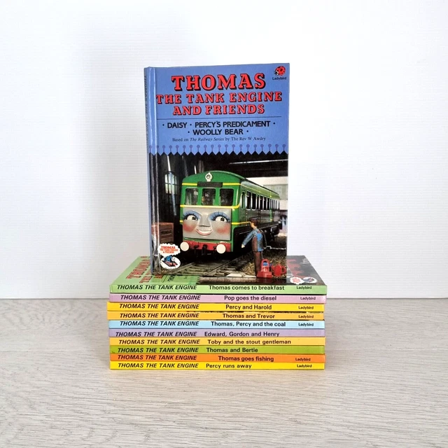VINTAGE LADYBIRD BOOKS Thomas The Tank Engine And Friends Book Set x 11 ...
