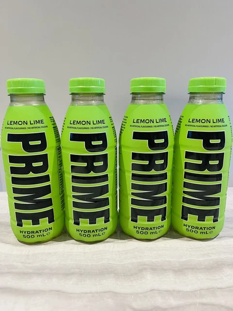 PRIME HYDRATION LEMON Lime Bottled Energy Drink £6.99 - PicClick UK