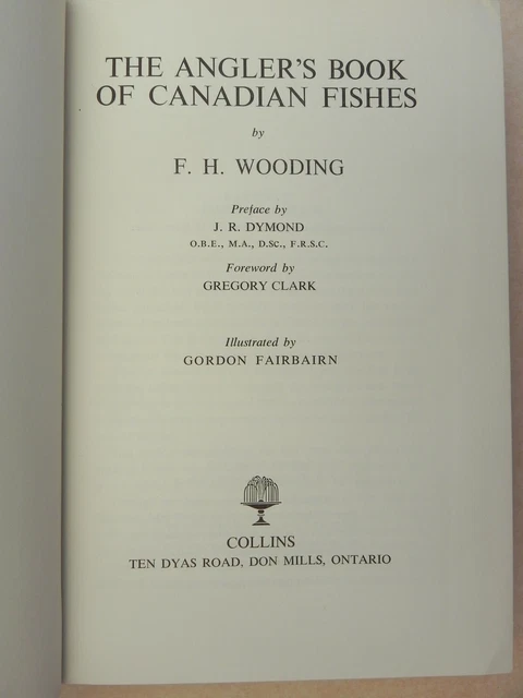 LE LIVRE DU Pecheur/ Angler's Book : Poissons Du Canada 1959 , En ...