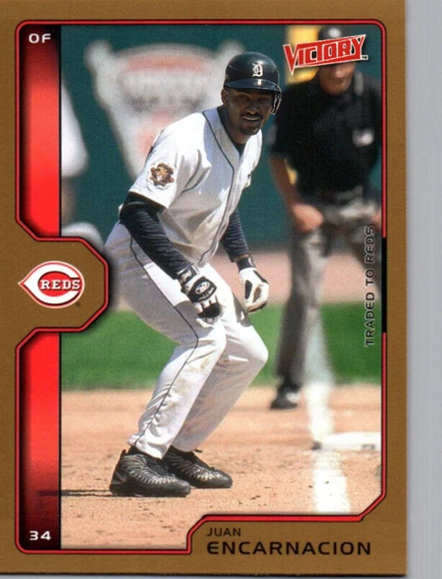 JUAN ENCARNACION, OF - pont supérieur / victoire - rouges, 2002 - #464 ...