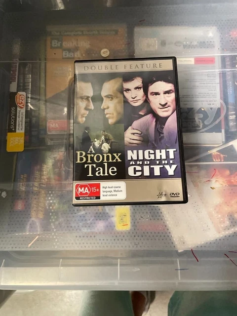 A BRONX TALE & Night and the City DVD Region 4 Robert De Niro Double ...