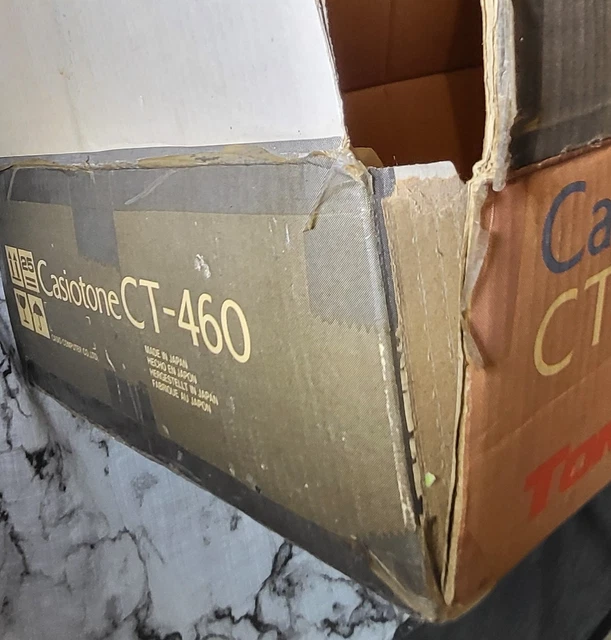 CASIO CT-460 CASIOTONE Electronic Keyboard 465 Sound Tone Bank MIDI ...