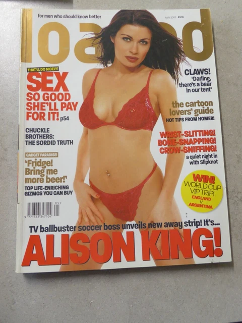 LOADED MAGAZINE MAY 2002 No.97 - Alison King, Julie Benz £6.99 - PicClick UK