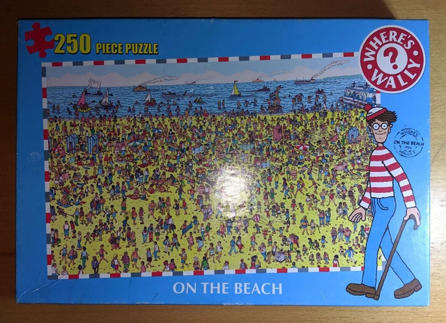 WHERE'S WALLY? ON The Beach - 250 Piece Jigsaw Puzzle (2009) £4.49 ...
