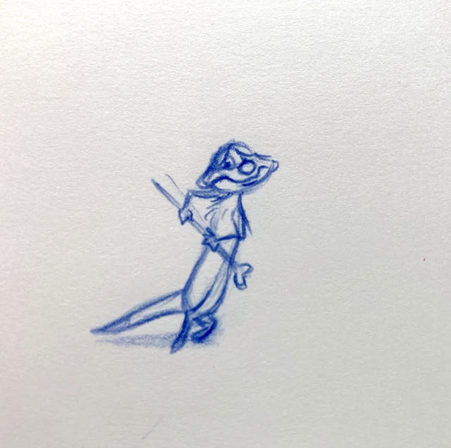THE LION KING - Timon Original Animation Drawing (Walt Disney Studios ...