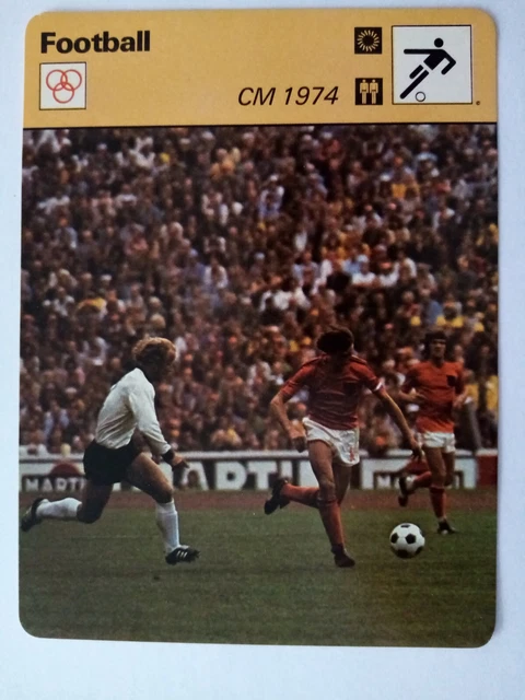 1980 FRENCH SPORTSCASTER Soccer Cruyff 's rarest card of "Editions ...