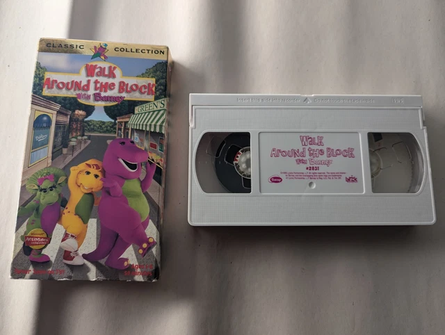 BARNEY - WALK Around the Block with Barney (VHS, 1999) £5.61 - PicClick UK
