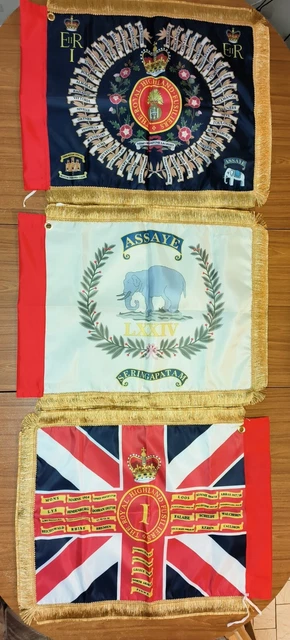 THE ROYAL HIGHLAND Fusiliers miniature 1st Bn Reg/Assaye/Queen's ...