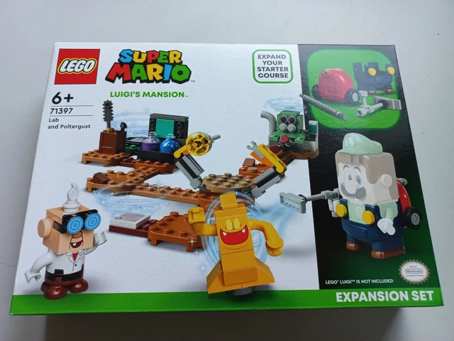 LEGO SUPER MARIO Luigi's Mansion Lab and Poltergust Expansion Set ...