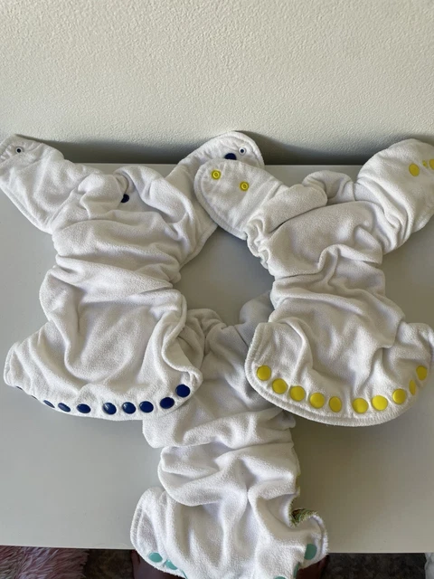 SHP ALL-IN-ONE CLOTH Nappies x3 – Reusable OSFM Snap Closure $50.00 ...